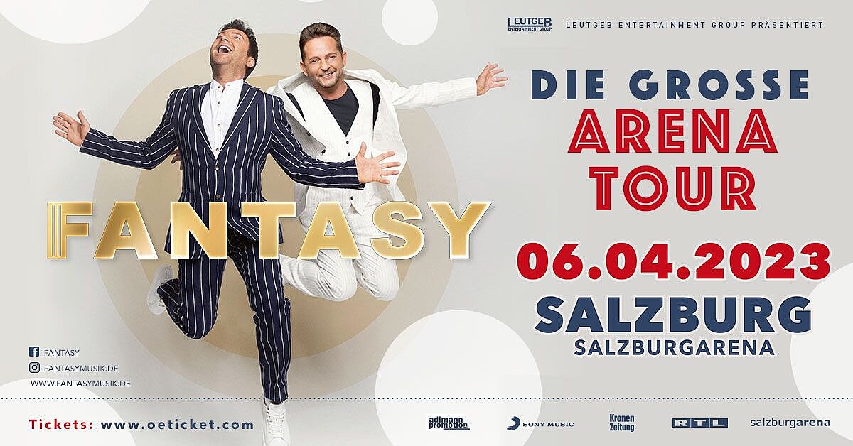 ABGESAGT - Fantasy Casanova - Die große Arena Tour - Salzburgarena ABGESAGT - Fantasy Casanova - Die große Arena Tour - Salzburgarena